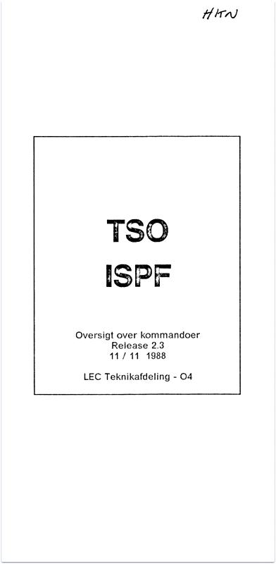 TSO-ISPF 1988 | LEC